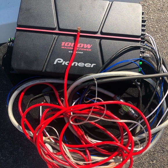 Other | Two 1 Subs And Amp Setup With Cords | Poshmark